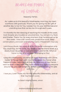 15 Powerful Wednesday Prayers for your Mid Week - Mommin' From Scratch