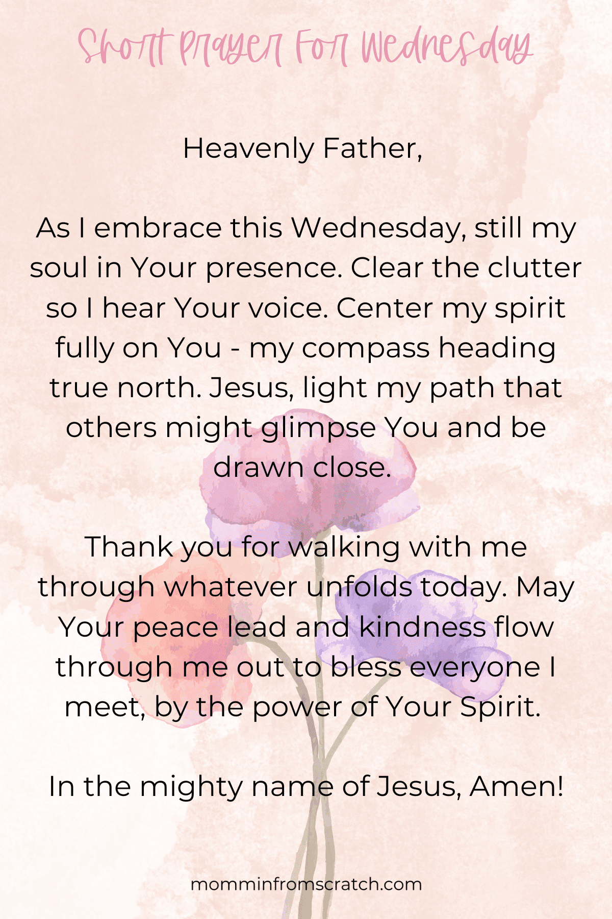 15 Powerful Wednesday Prayers for your Mid Week - Mommin' From Scratch