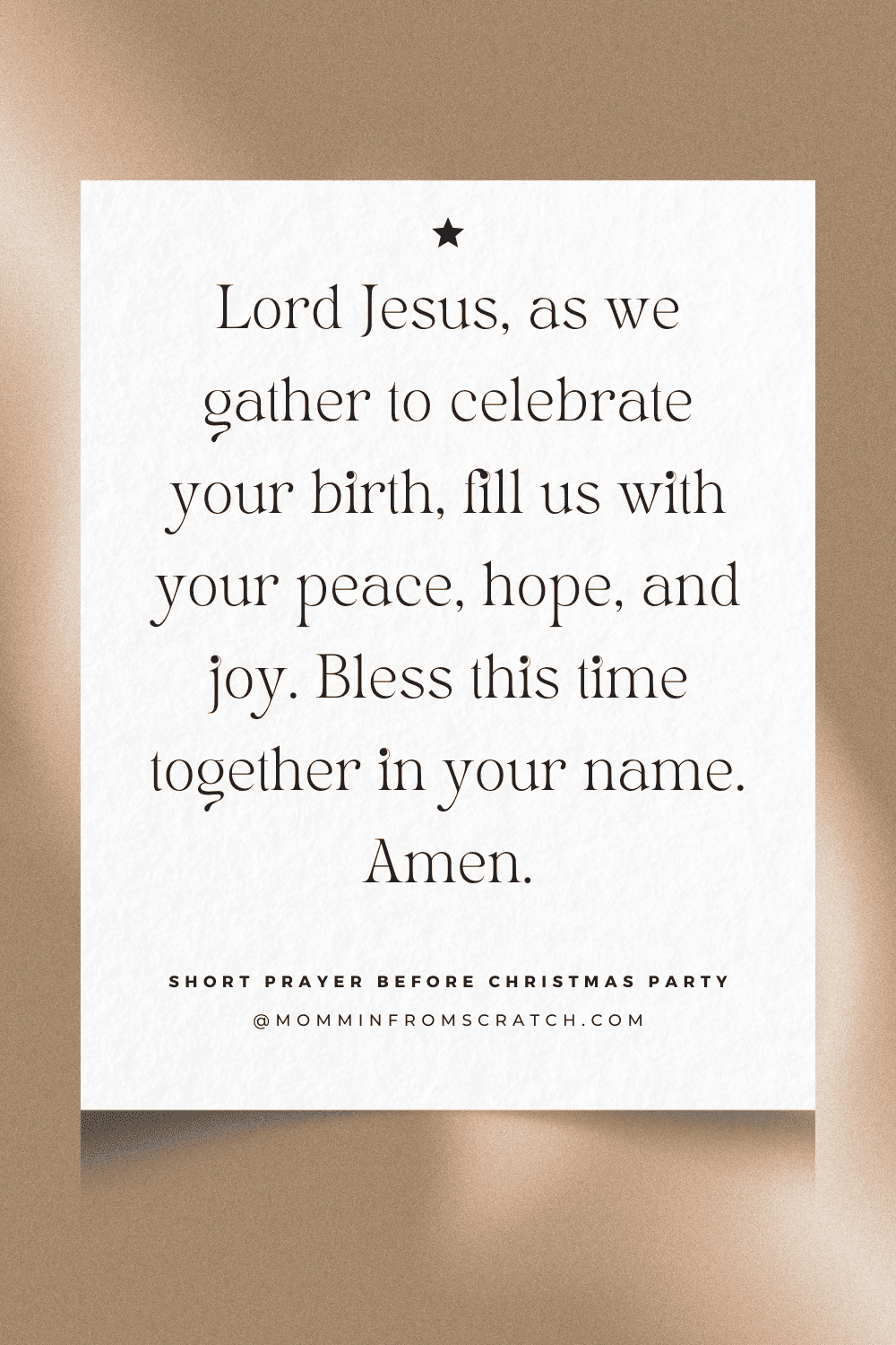 37 Easy Prayers for a Christmas Party (2023)