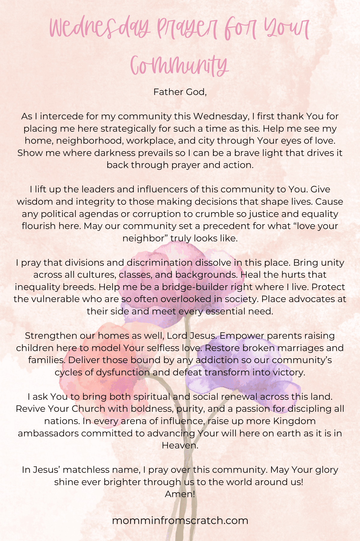 15 Powerful Wednesday Prayers for your Mid Week - Mommin' From Scratch