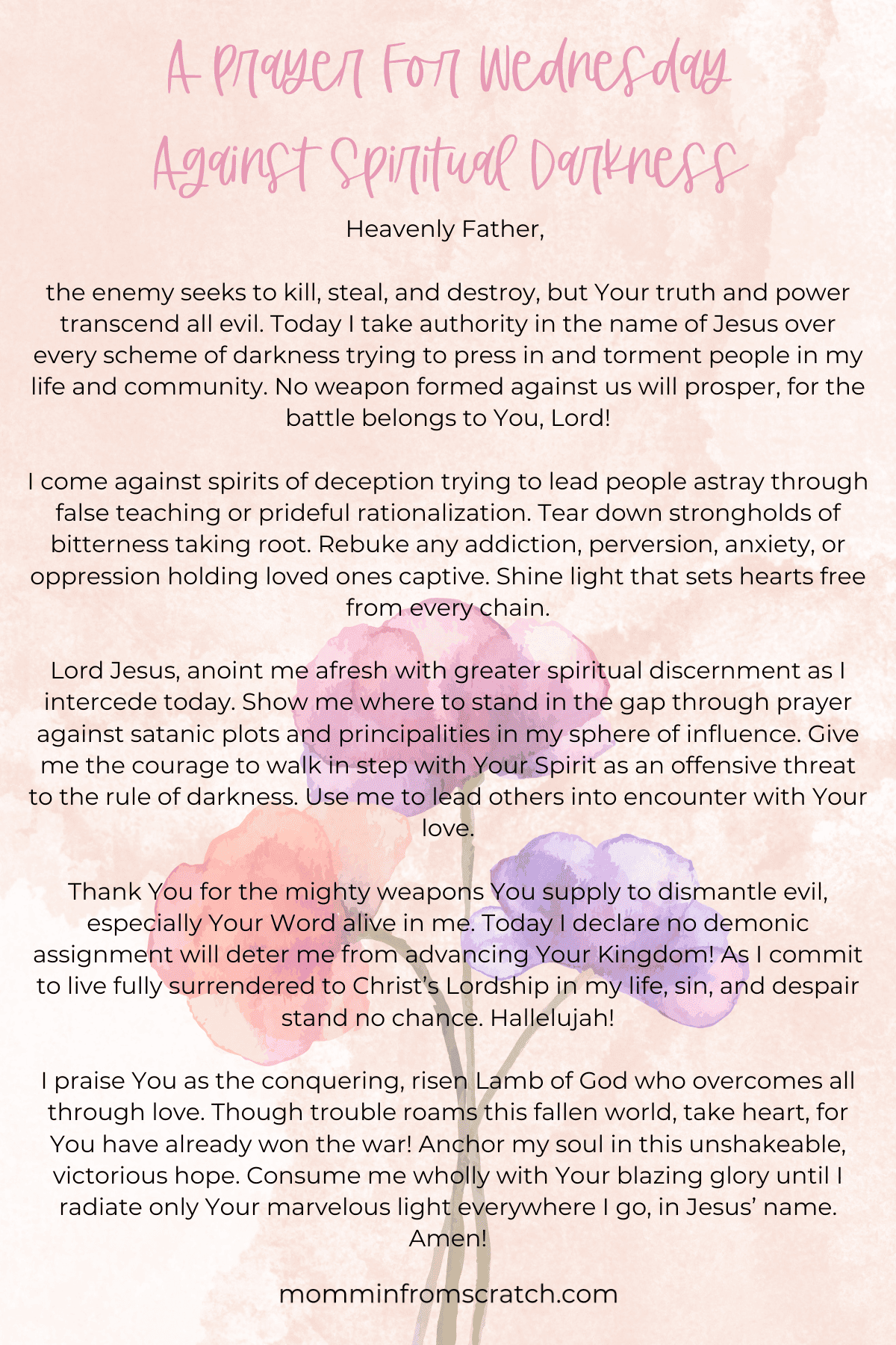 15 Powerful Wednesday Prayers for your Mid Week - Mommin' From Scratch