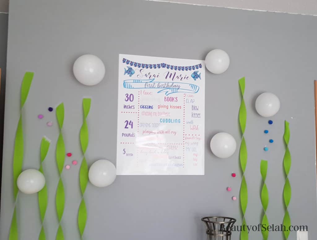 How to Throw a Unique Girl Rainbow Fish Birthday Party