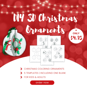 3d Printed Christmas Ornaments {Kid Friendly DIY ornaments}