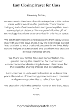 The 10 Best Opening and Closing Prayers for Online Class - Mommin' From ...