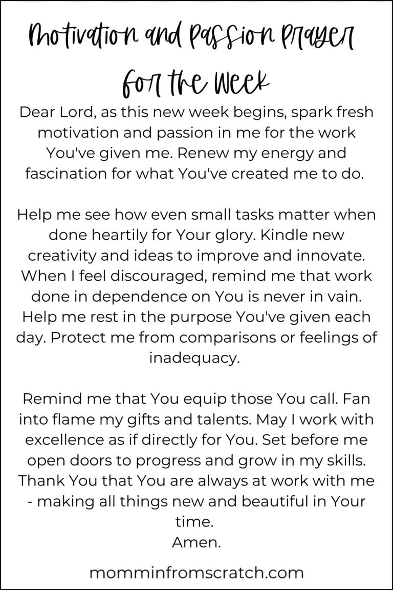 16 Uplifting Prayers for the New Week to Start Your Week with Faith ...