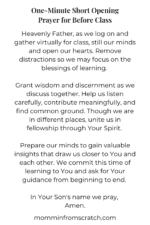 The 10 Best Opening and Closing Prayers for Online Class - Mommin' From ...