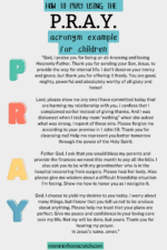 Discover the Acronym for PRAY that will Simplify your Prayers