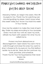 16 Uplifting Prayers for the New Week to Start Your Week with Faith ...