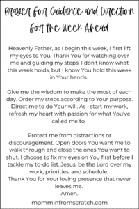 16 Uplifting Prayers for the New Week to Start Your Week with Faith ...