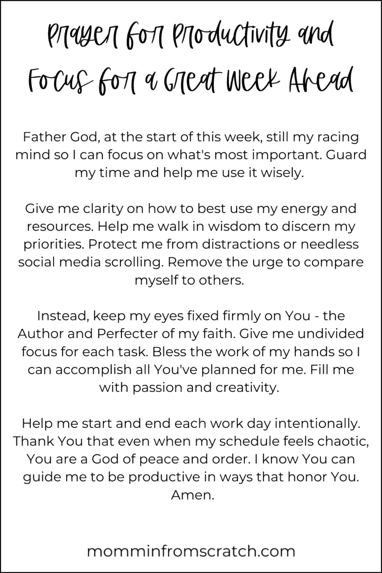 16 Uplifting Prayers for the New Week to Start Your Week with Faith ...