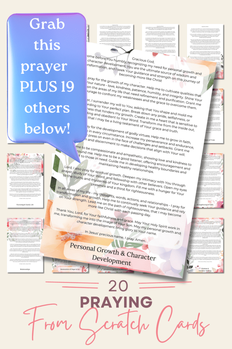 20 Essential Things to Pray for Today to Transform Your Prayer Life ...