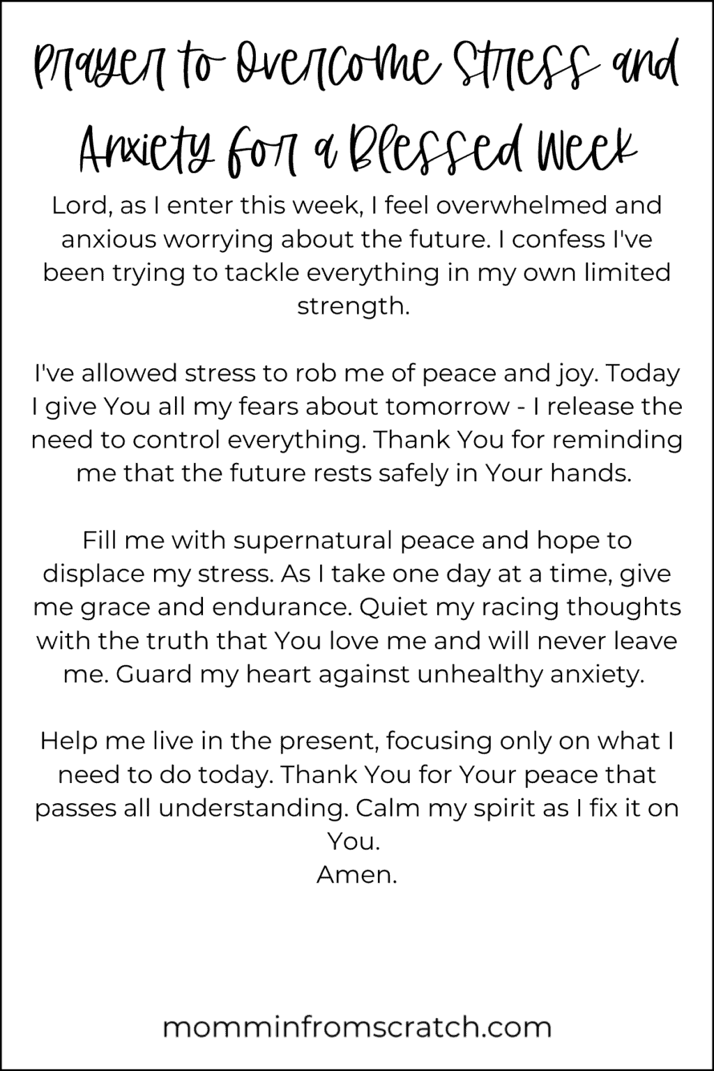 16 Uplifting Prayers for the New Week to Start Your Week with Faith ...