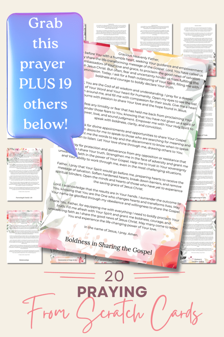 20 Essential Things to Pray for Today to Transform Your Prayer Life ...