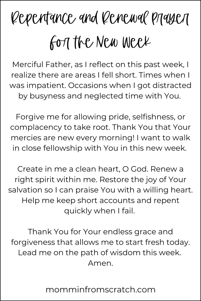 16 Uplifting Prayers for the New Week to Start Your Week with Faith ...