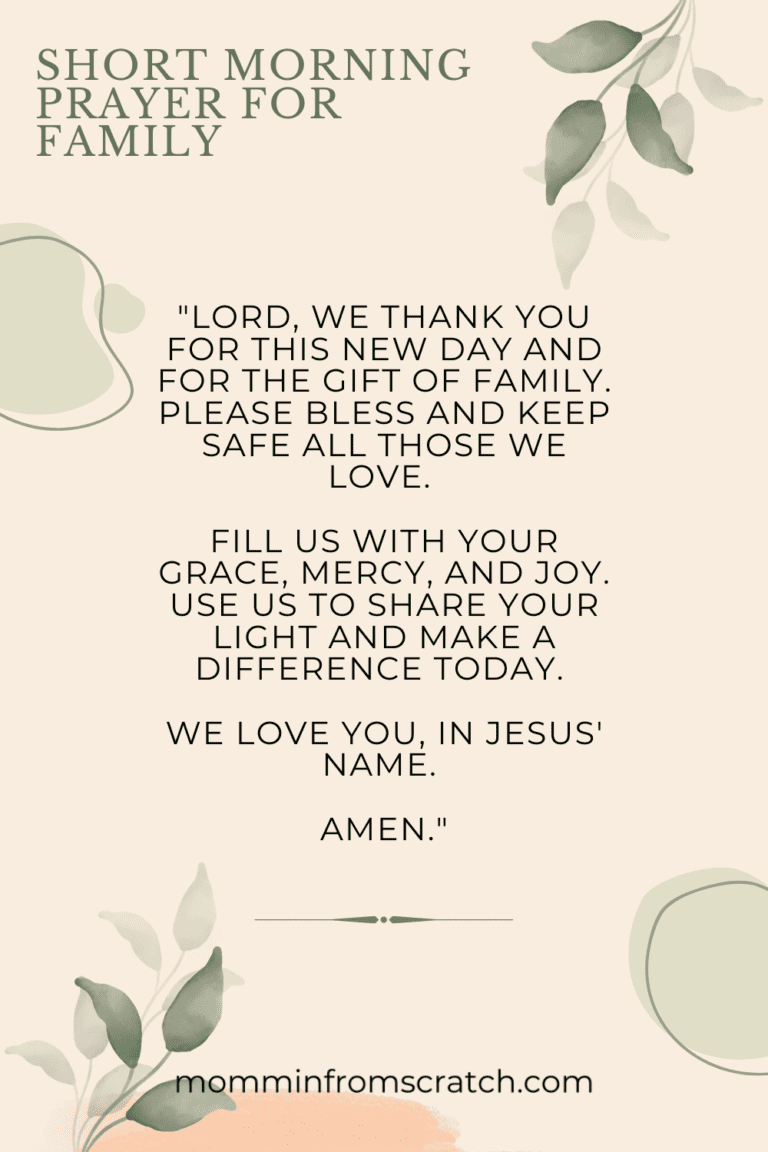 8 Family Morning Prayers: How to Start Your Day with Faith and ...