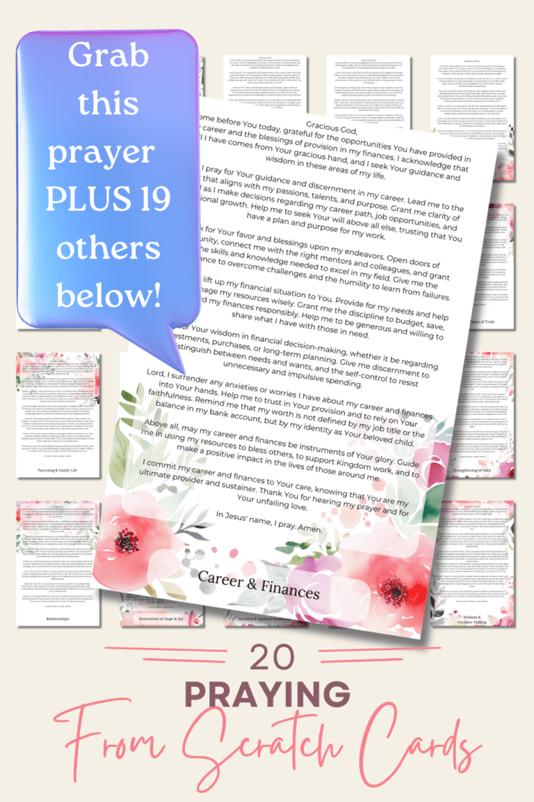 20 Essential Things to Pray for Today to Transform Your Prayer Life ...