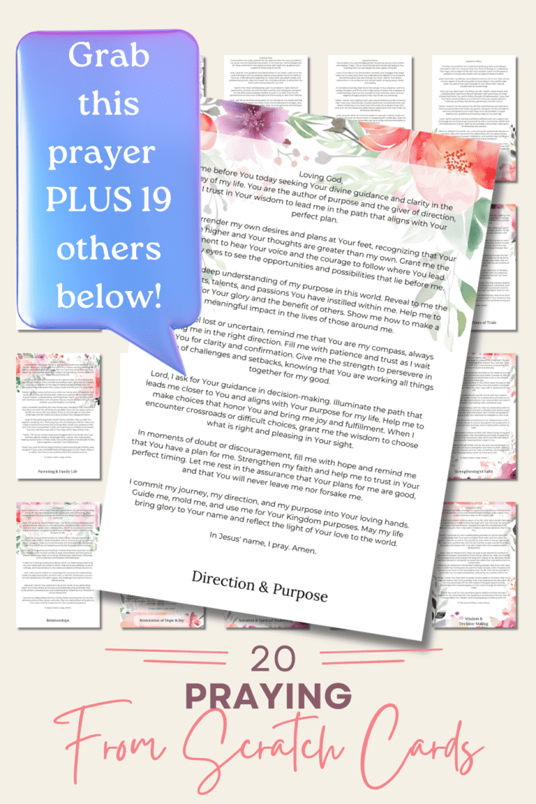 20 Essential Things to Pray for Today to Transform Your Prayer Life ...